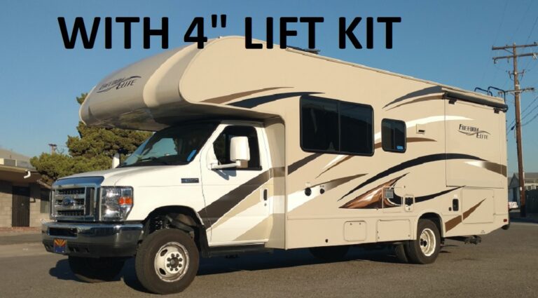 WTD – Ford E-Series Class C RV 4‘’ Suspension Lift Kit Progressive Leaf Springs “Adventurer ...
