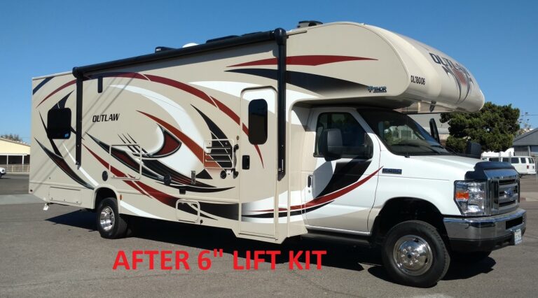 WTD – Ford E-Series Class C RV 6‘’ Suspension Lift Kit King Shocks “Off ...