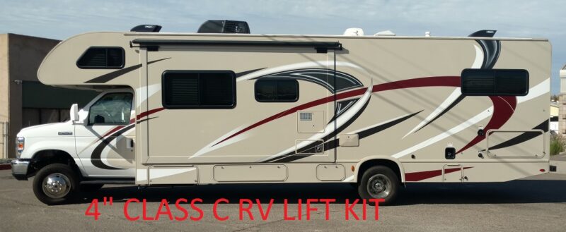 WTD – Ford E-Series Class C RV 4‘’ Suspension Lift Kit Progressive Leaf ...