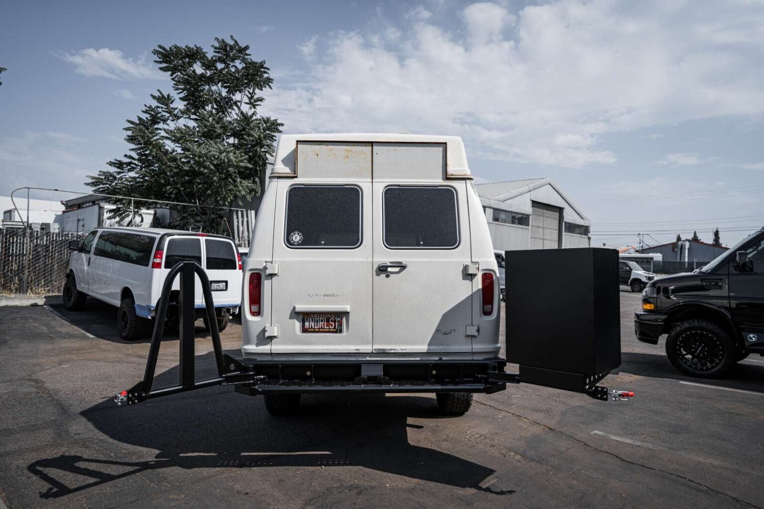 WTD- Chevrolet Express PREDATOR Dual Swing Rear Bumper – WeldTec Designs