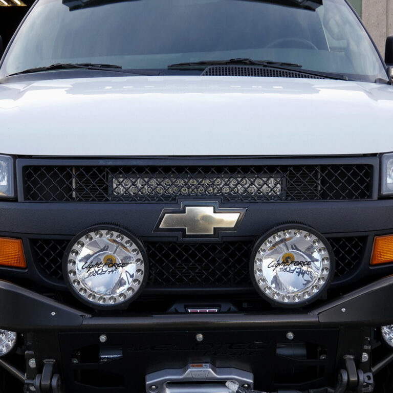 WTD – Chevrolet Express STEALTH LED Bar Mount – WeldTec Designs