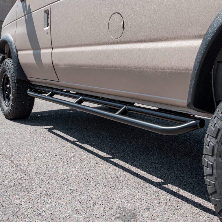 WTD – Ford E-Series Rock Sliders – WeldTec Designs