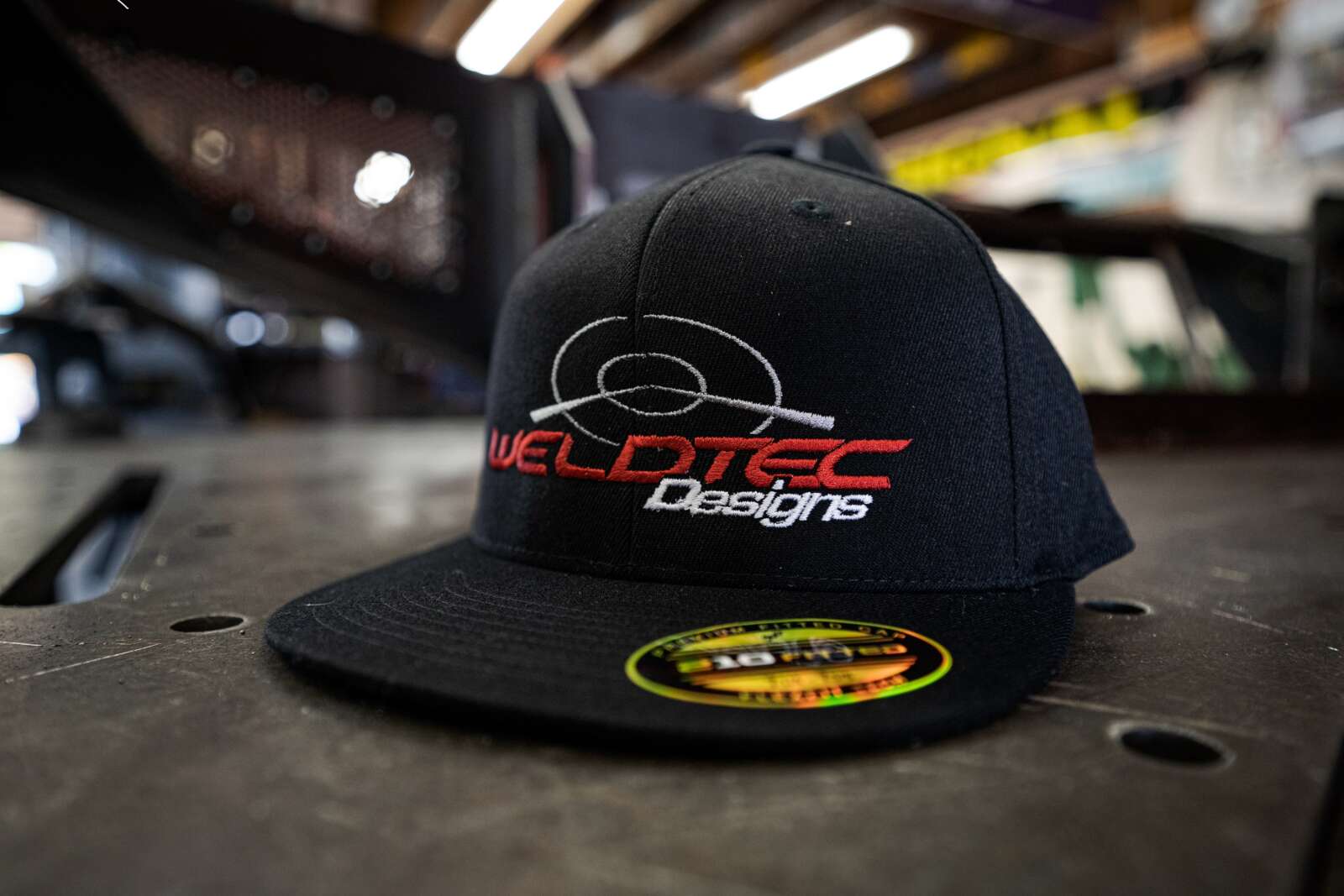 WeldTec-Designs-Flex-Fit-Flat-Billed-Hat.jpg – WeldTec Designs