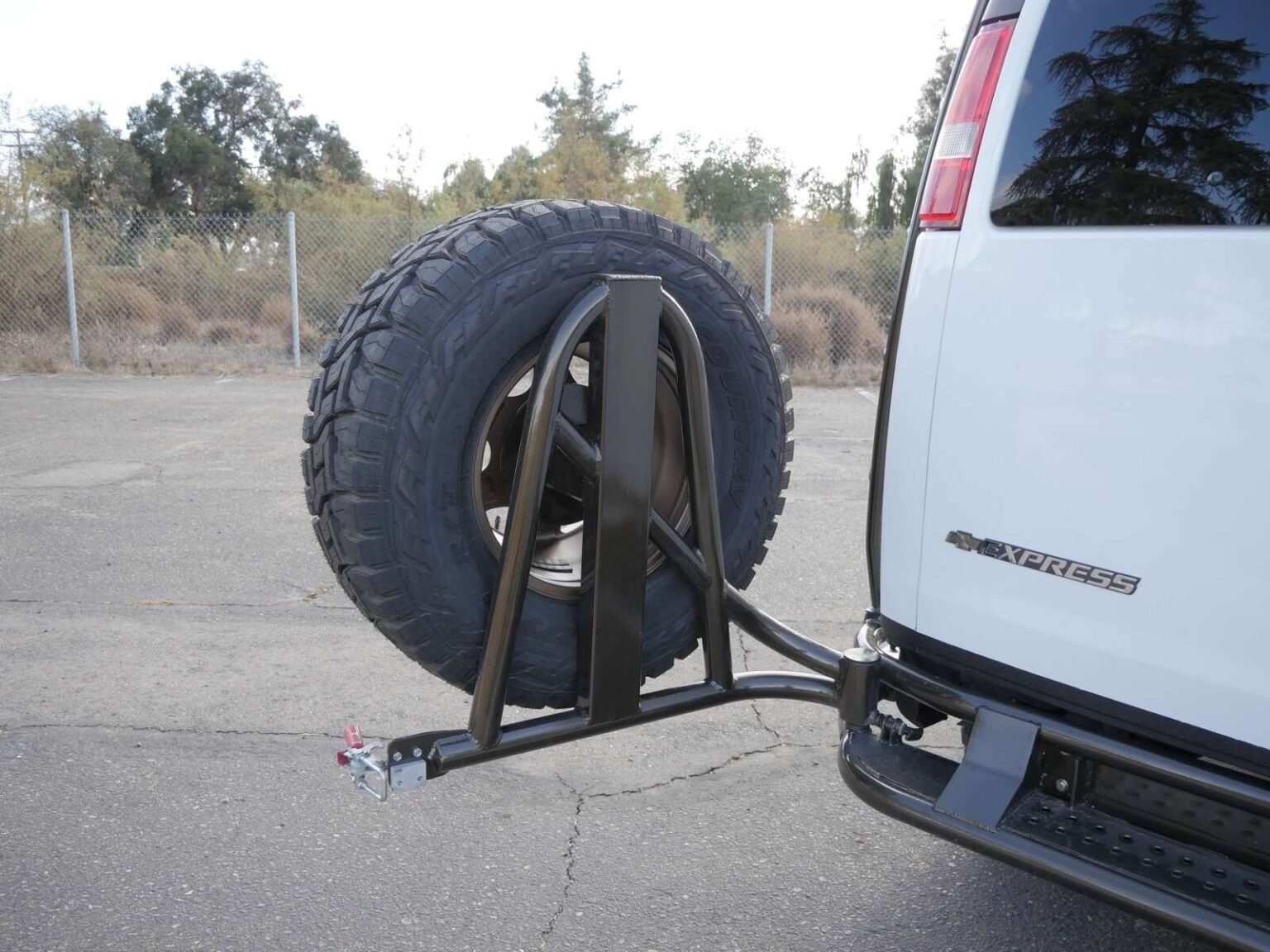 WTD- Chevrolet Express STEALTH Dual Swing Rear Bumper - WeldTec Designs