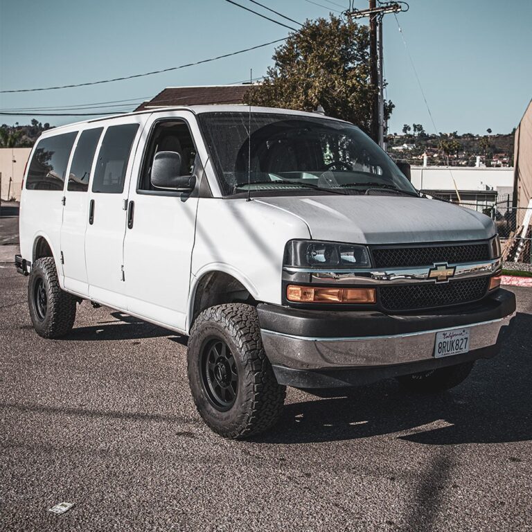 WTD – Chevrolet Express/GMC Savana 5″ Lift Kit – WeldTec Designs