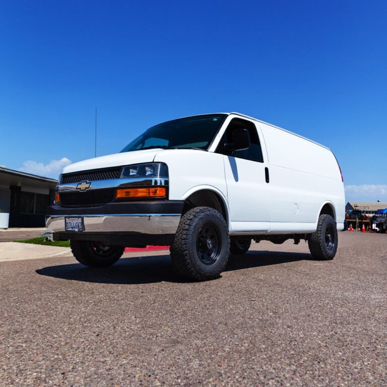 WTD – Chevrolet Express/GMC Savana 3’’ Lift Kit – WeldTec Designs