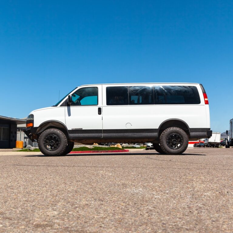 WTD – Chevrolet Express/GMC Savana 5″ Lift Kit - WeldTec Designs