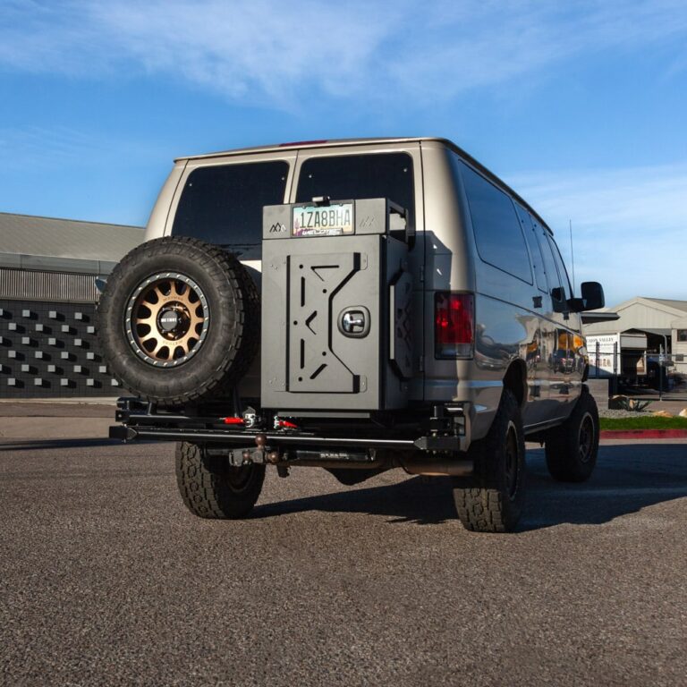 WTD – Ford E-Series Dual Swing Rear Bumper – WeldTec Designs