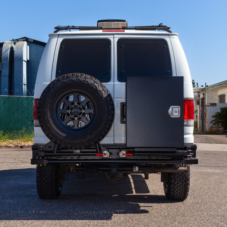 WTD – Ford E-Series Dual Swing Rear Bumper – WeldTec Designs
