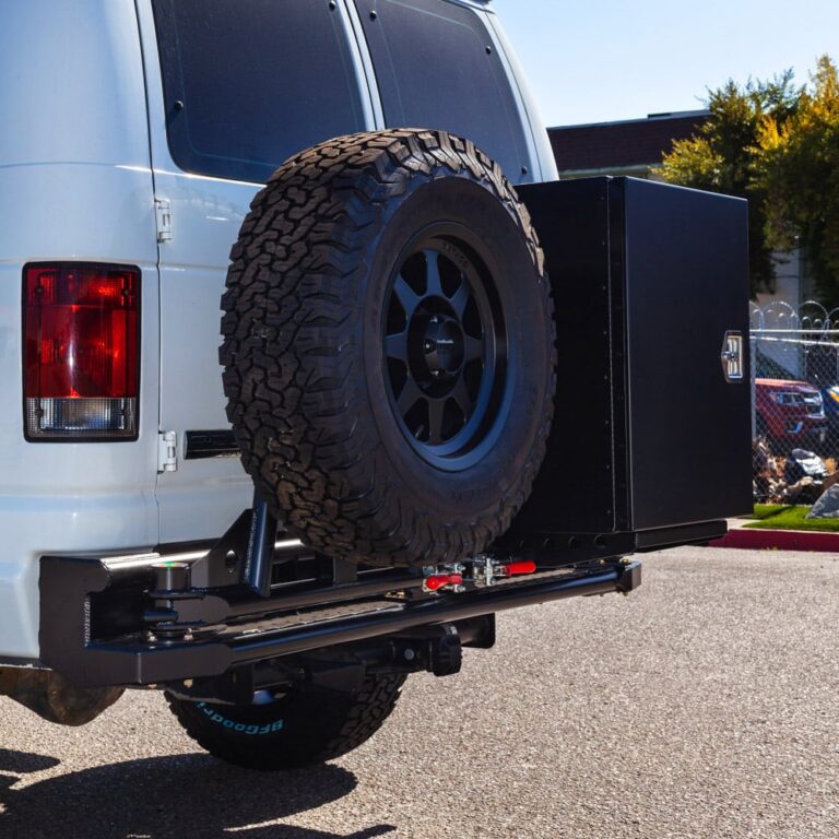 WTD – Ford E-Series Dual Swing Rear Bumper – WeldTec Designs